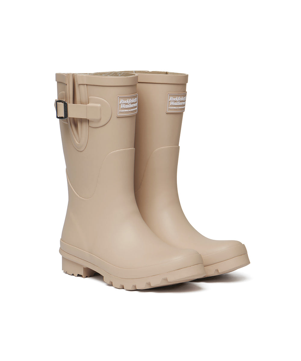 Original Matt Short Rainboots - Beige – Rockfish Wellies