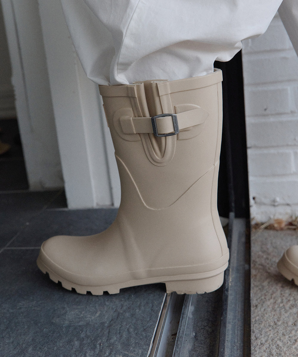 Original Matt Short Rainboots - Beige – Rockfish Wellies
