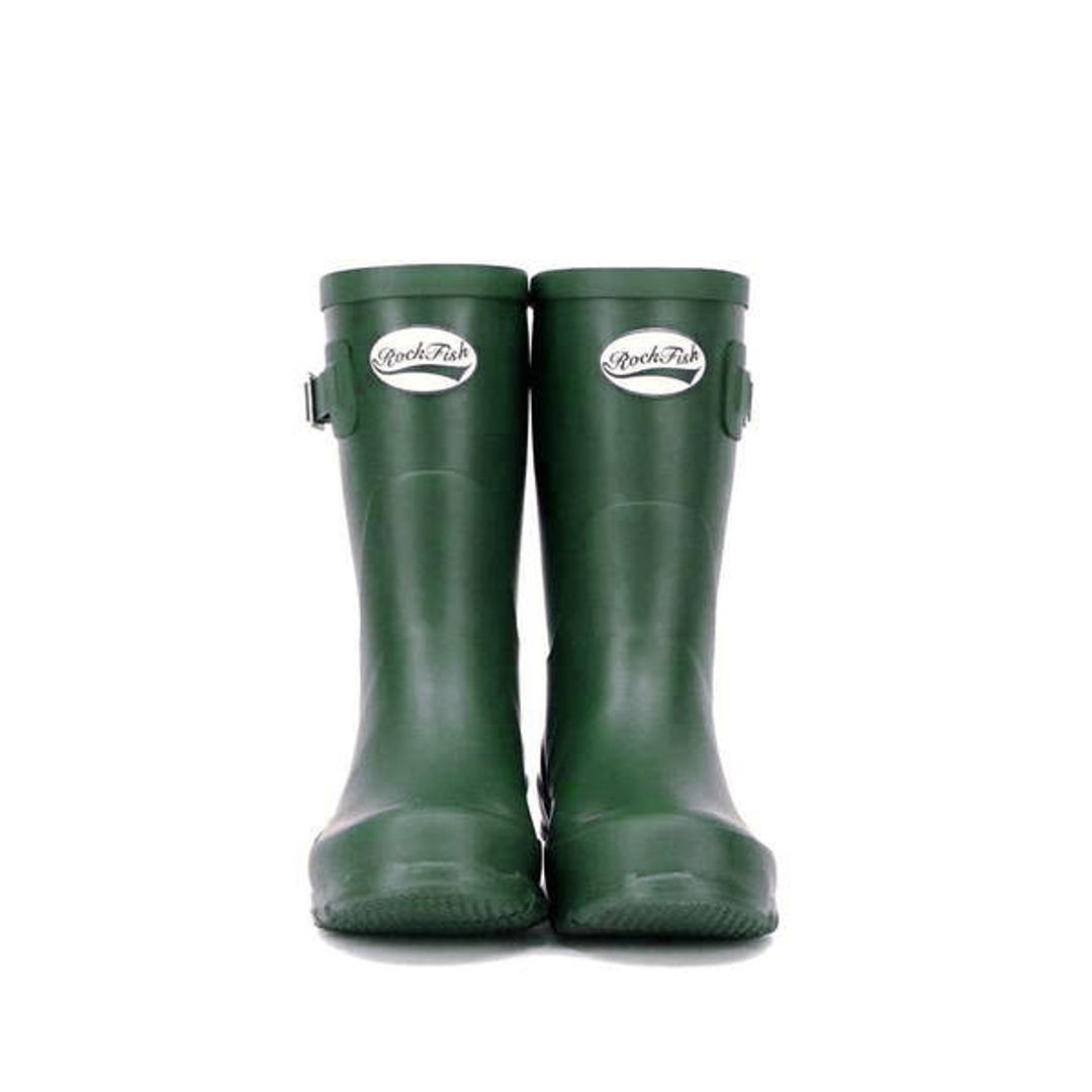 Green THREE QUARTER Ladies Short Wellington. Mid calf wellie ...